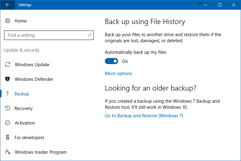 Ask CyberGuru - What is the difference between File History and Windows ...